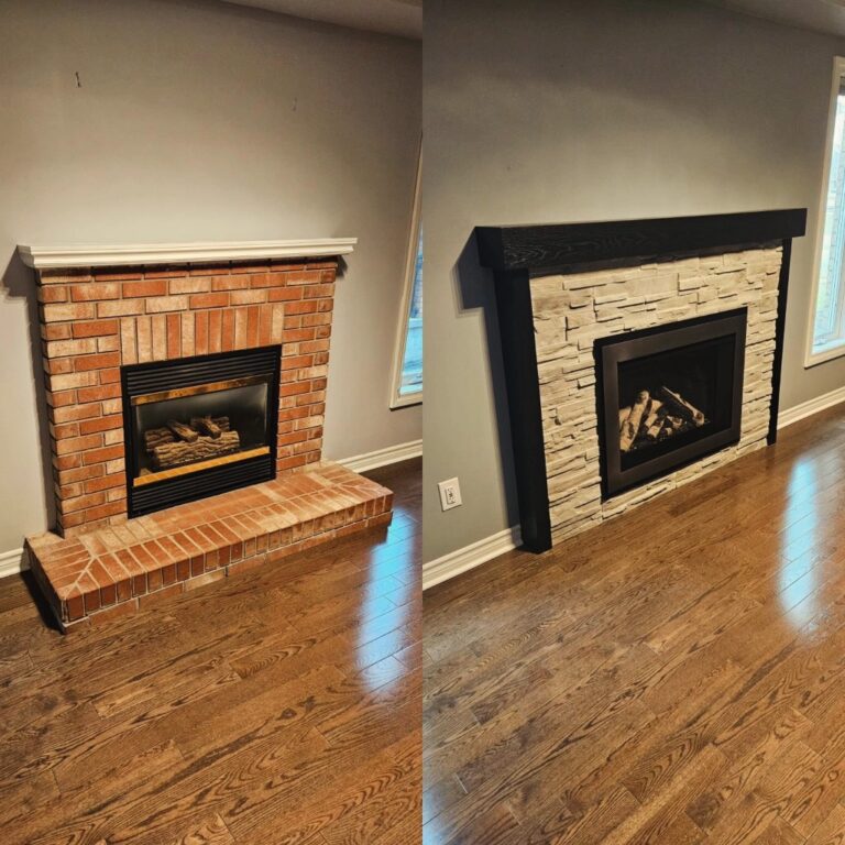 Custom Fireplace Builder Ontario | Stone & Brick Fireplace Construction